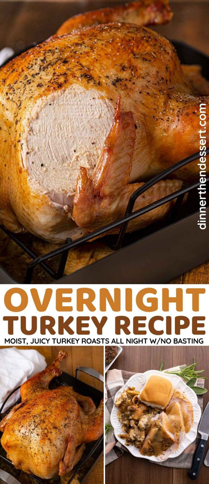 Overnight Turkey Recipe - Dinner, then Dessert