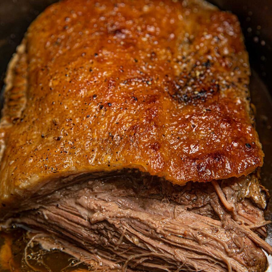Slow Cooker Roast Beef (Sliceable!) Recipe - Dinner, then Dessert