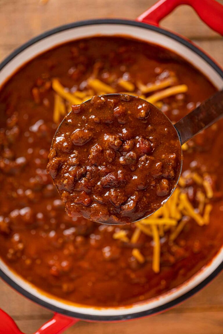 Best Ever Texas Chili Recipe - Dinner, then Dessert