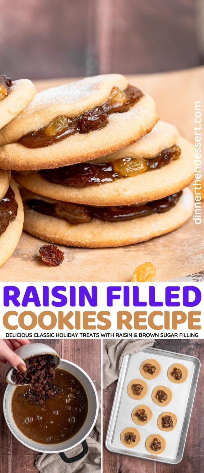 Raisin Filled Cookies Recipe - Dinner, then Dessert
