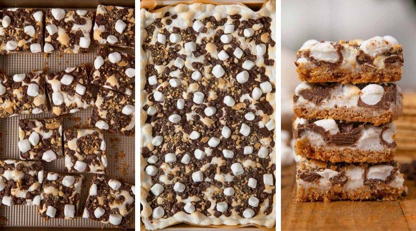 Easy S'mores Bars Recipe (only 5 Ingredients!) - Dinner, then Dessert