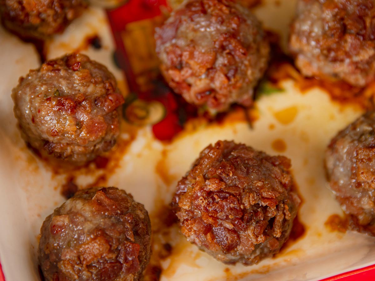Bacon Meatballs Recipe - Dinner, then Dessert