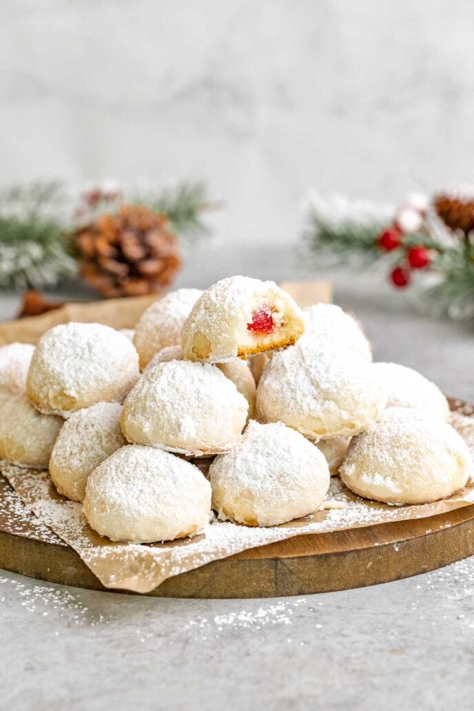 Cherry Snowballs Recipe - Dinner, then Dessert