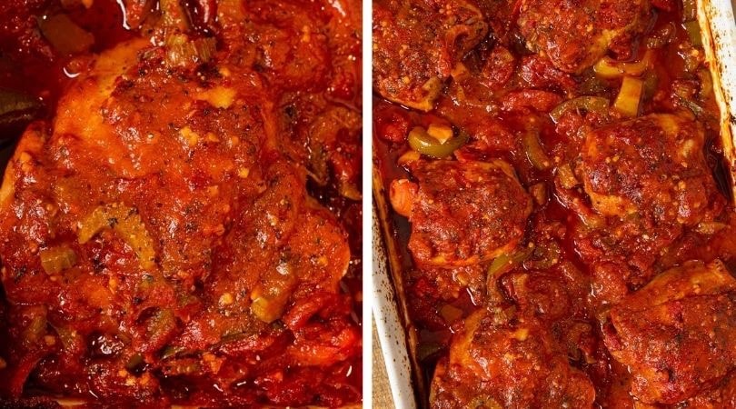 Baked Chicken Cacciatore Recipe - Dinner, then Dessert