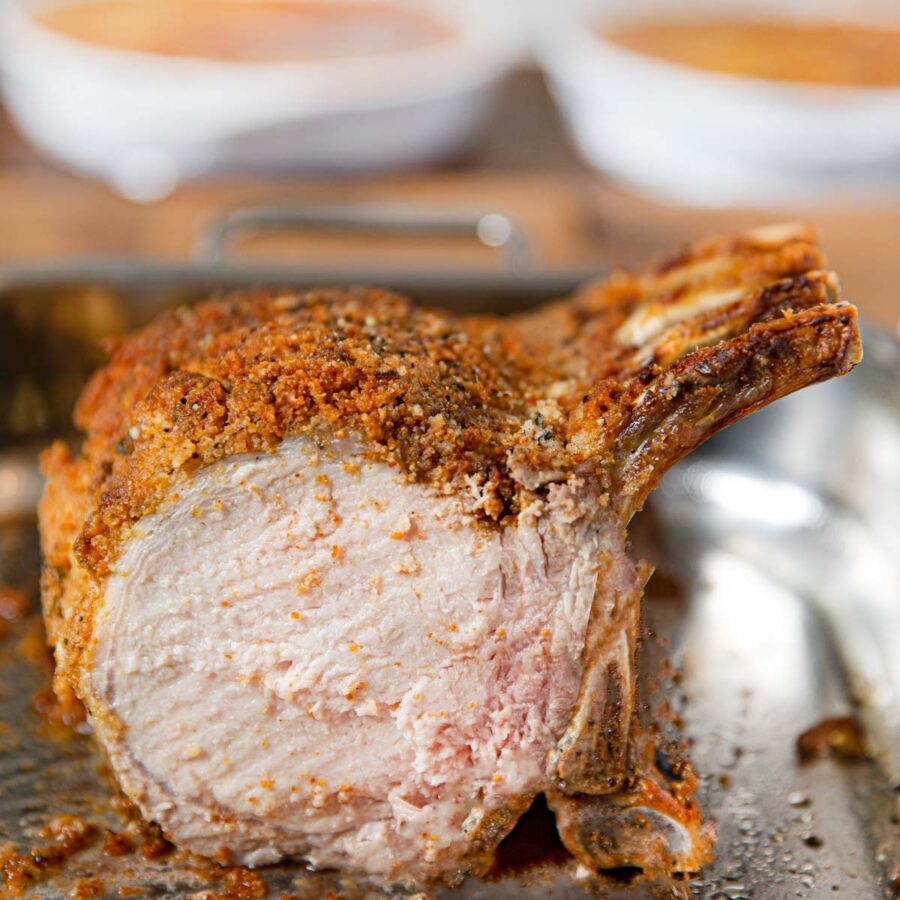 Crown Pork Roast Recipe - Dinner, then Dessert
