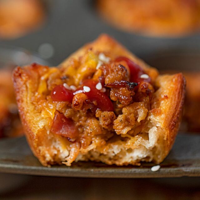 Bacon Cheeseburger Cups Recipe - Dinner, then Dessert