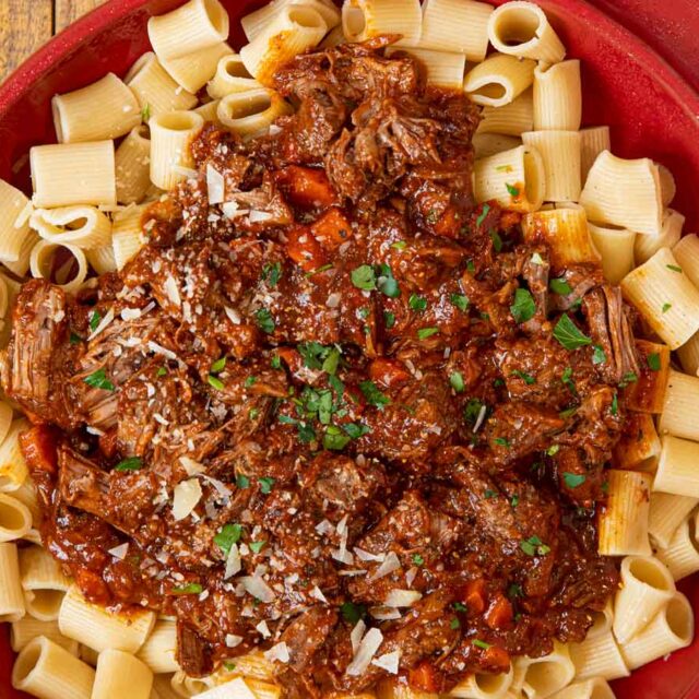 Slow Cooker Beef Ragu (Oven/Stove-top/Instant Pot directions included)