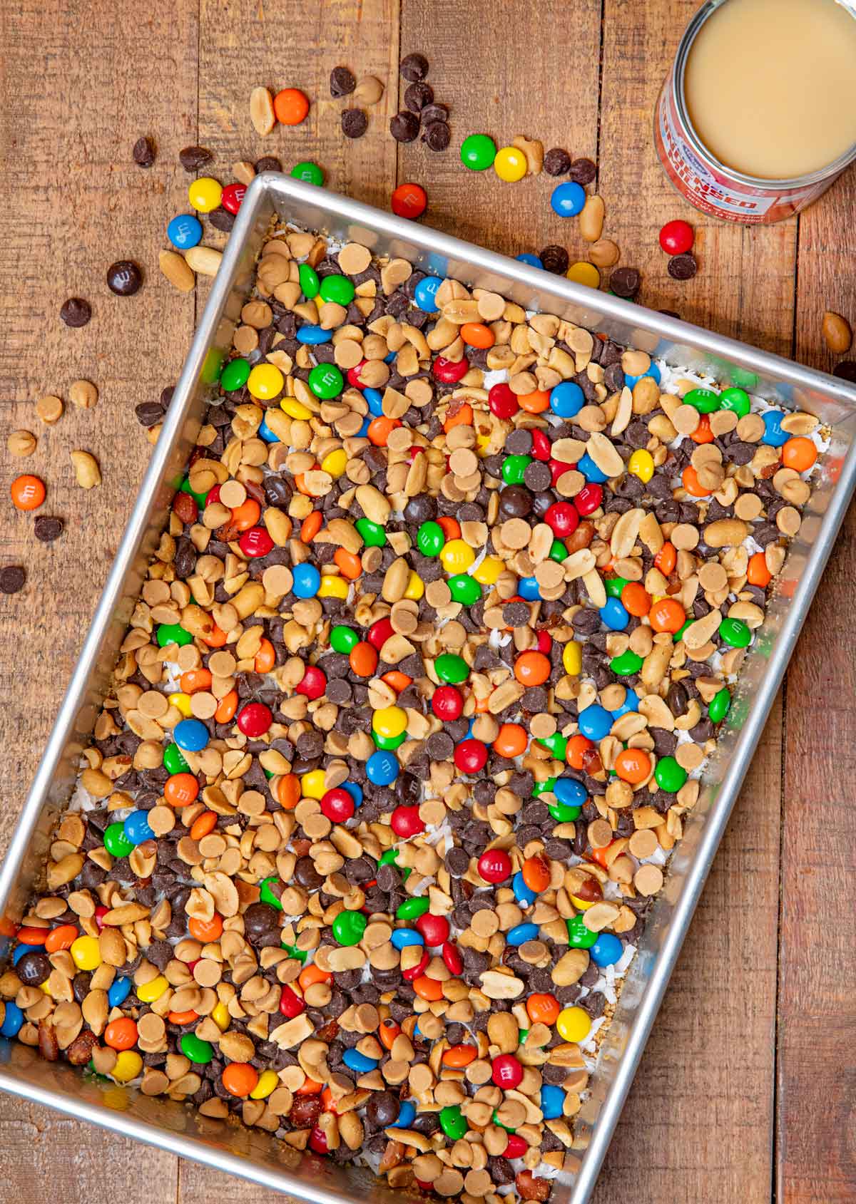 Magic Monster Layer Bars Recipe (Trail Mix Bar) - Dinner, then Dessert