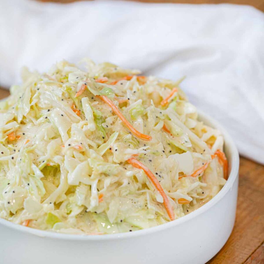 Easy Cole Slaw Recipe (Coleslaw) [VIDEO] - Dinner, then Dessert