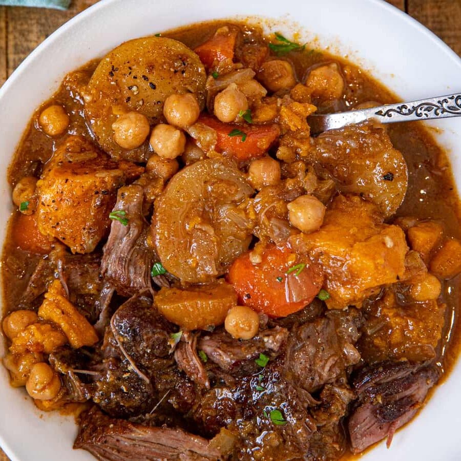 Moroccan Chickpea Pot Roast Recipe (Super Tender!) - Dinner, then Dessert