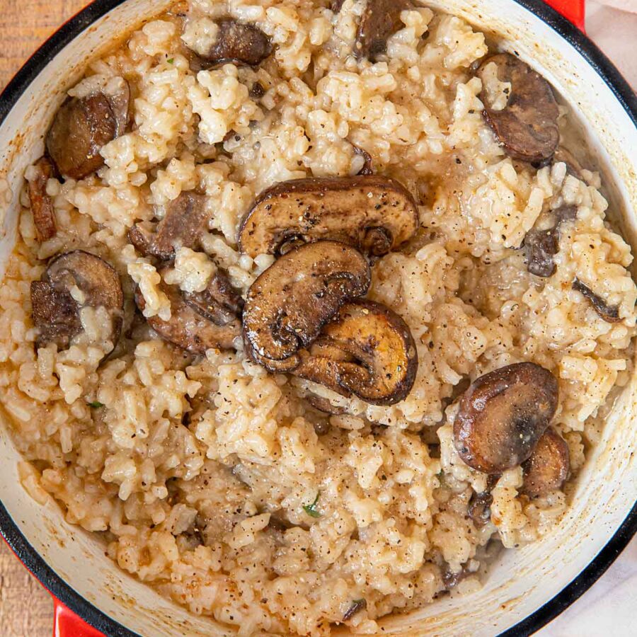 Creamy Mushroom Pasta Recipe - Dinner, then Dessert