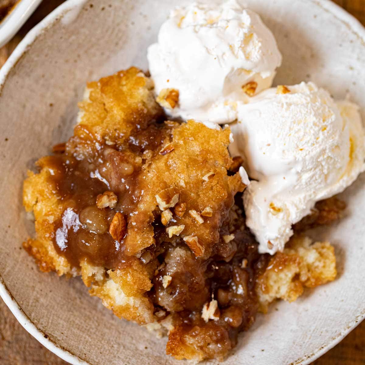 Caramel Apple Cobbler Recipe - Dinner, then Dessert