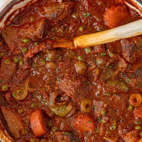 Spanish Beef Stew Recipe - Dinner, then Dessert