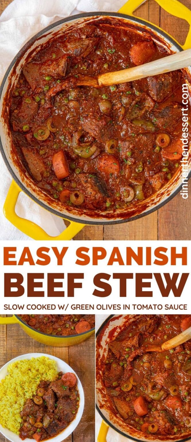 Easy Spanish Beef Stew Recipe - Dinner, then Dessert