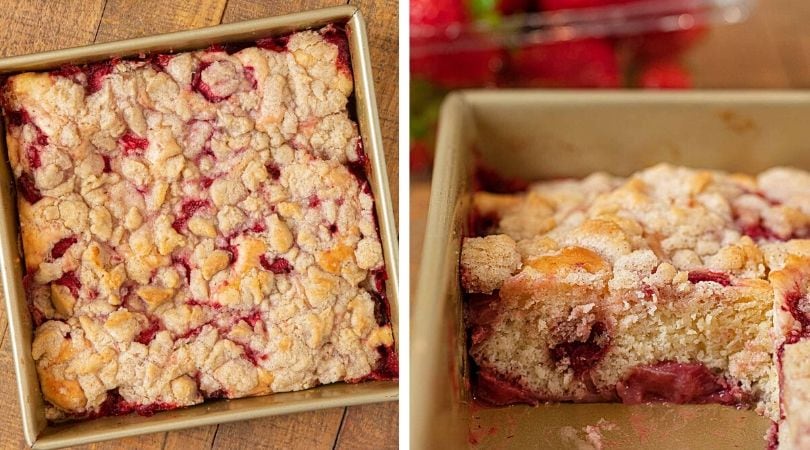 Bakery Strawberry Buckle Recipe (w/Buttery Crumb) - Dinner, then Dessert