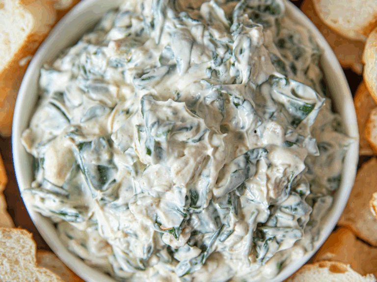 Easy Spinach Dip Recipe (prep in 5 mins!) - Dinner, then Dessert