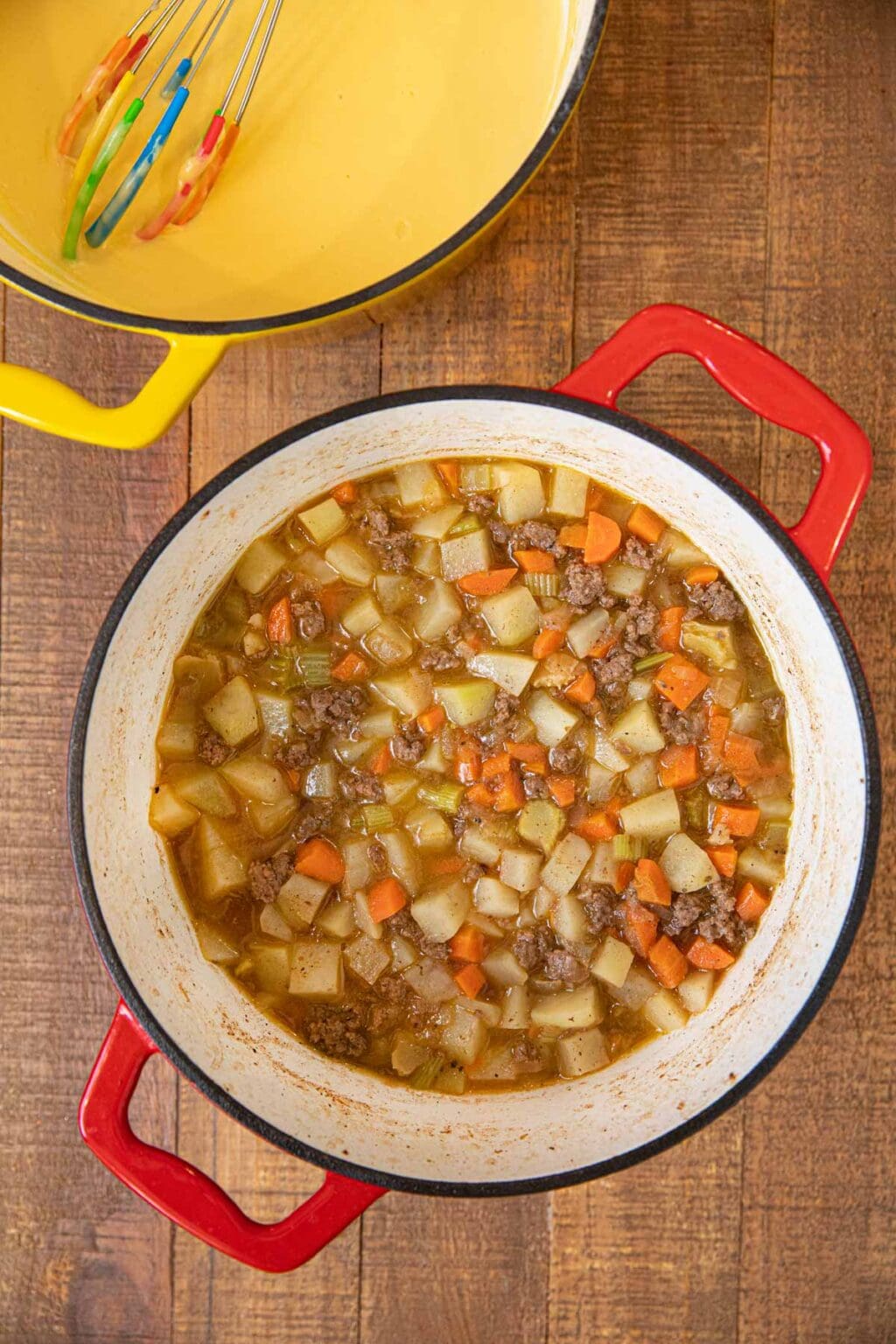 Easy Cheeseburger Soup Recipe - Dinner, then Dessert