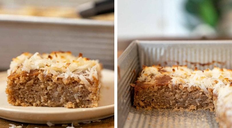 Oatmeal Cake Recipe (Lazy Daisy Oatmeal Cake) - Dinner, then Dessert