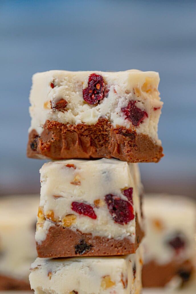 Chocolate Vanilla Fruit and Nut Fudge Recipe - Dinner, then Dessert
