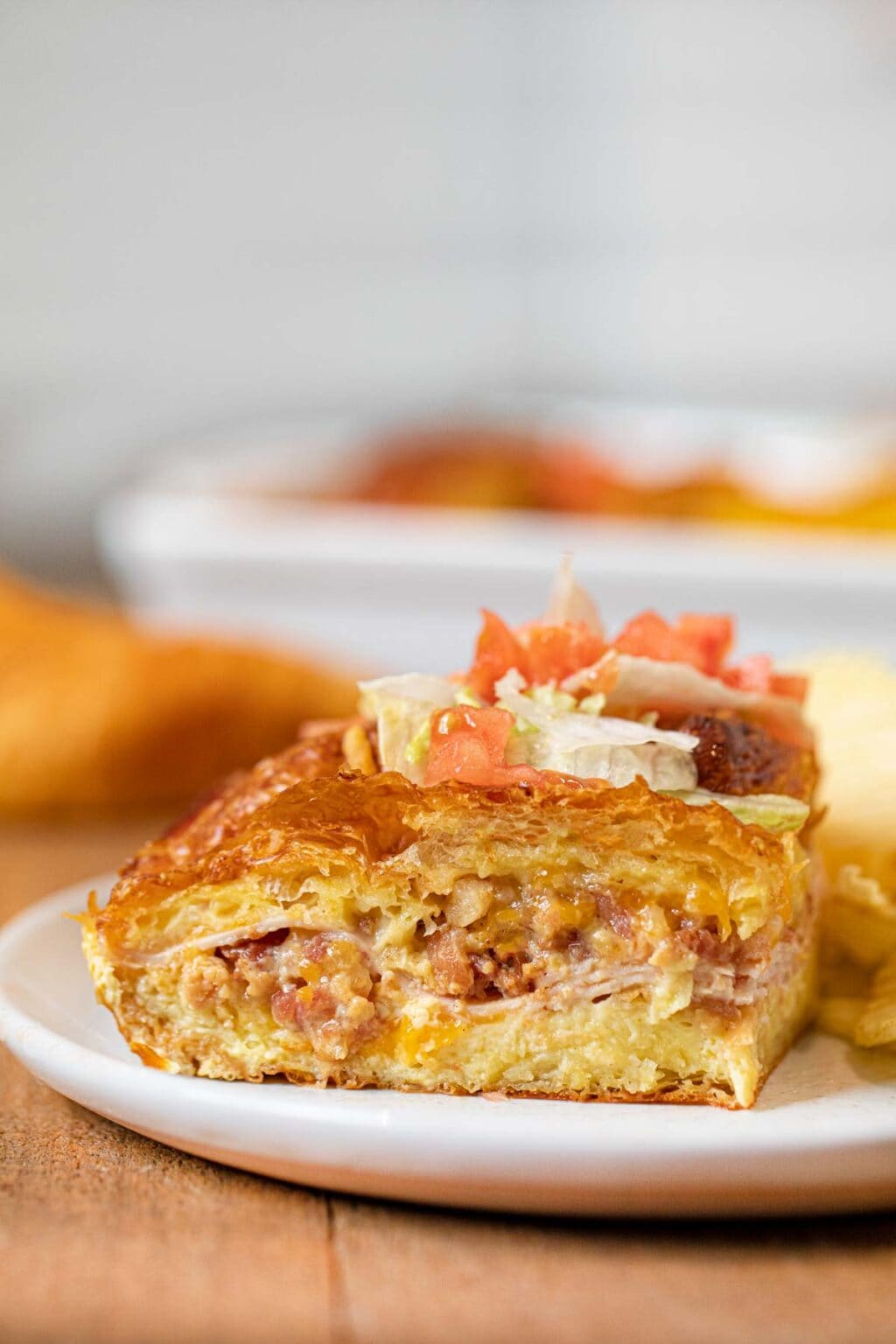 Croissant Club Sandwich Bake Recipe - Dinner, then Dessert