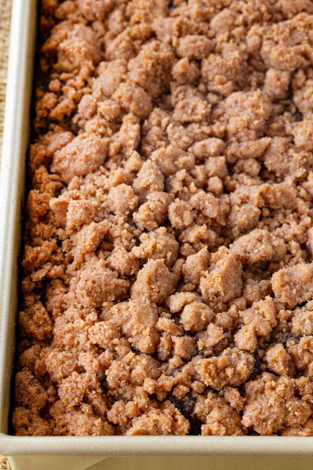 Easy Gingerbread Crumb Cake Recipe - Dinner, then Dessert