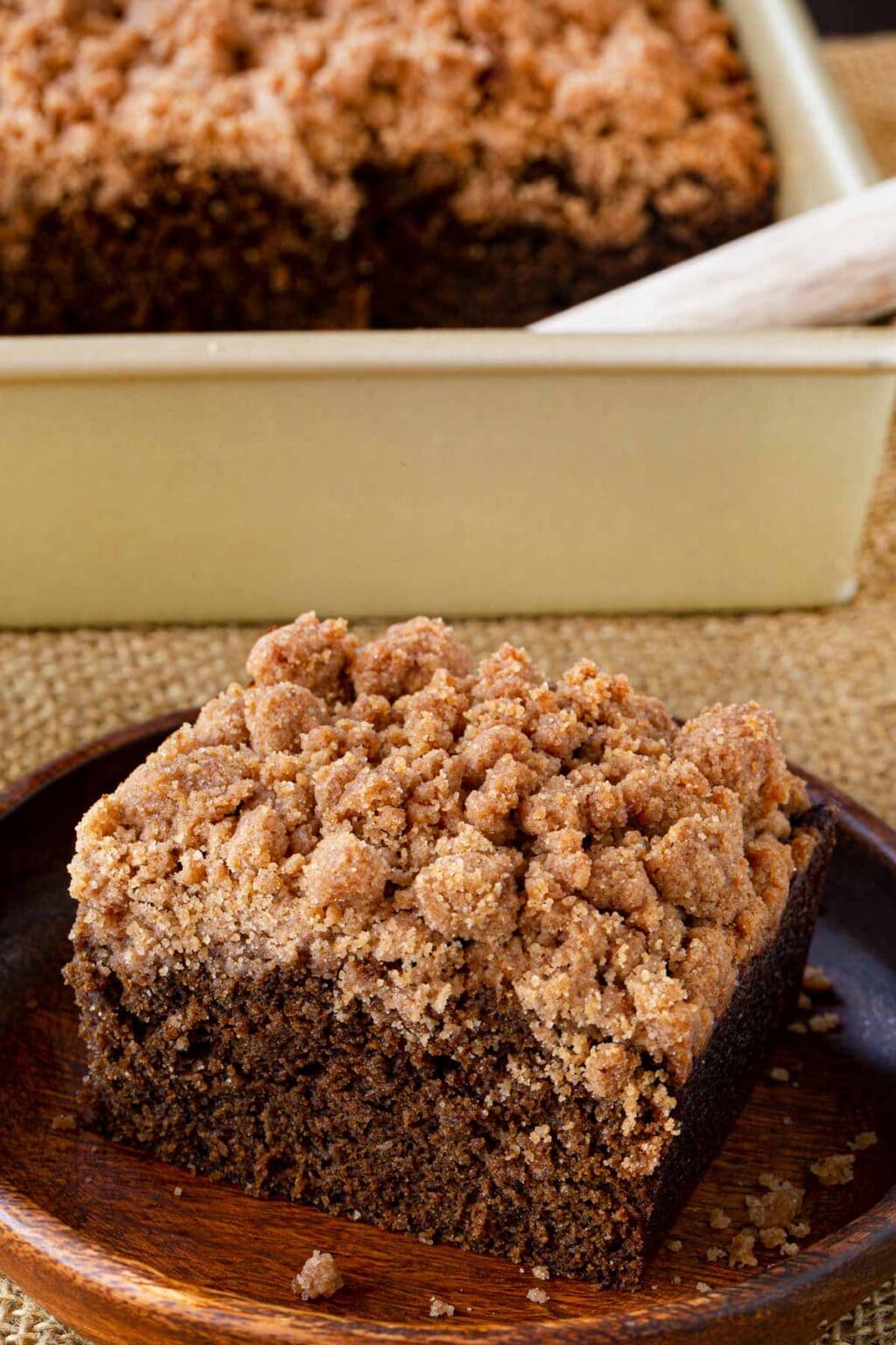Easy Gingerbread Crumb Cake Recipe - Dinner, then Dessert