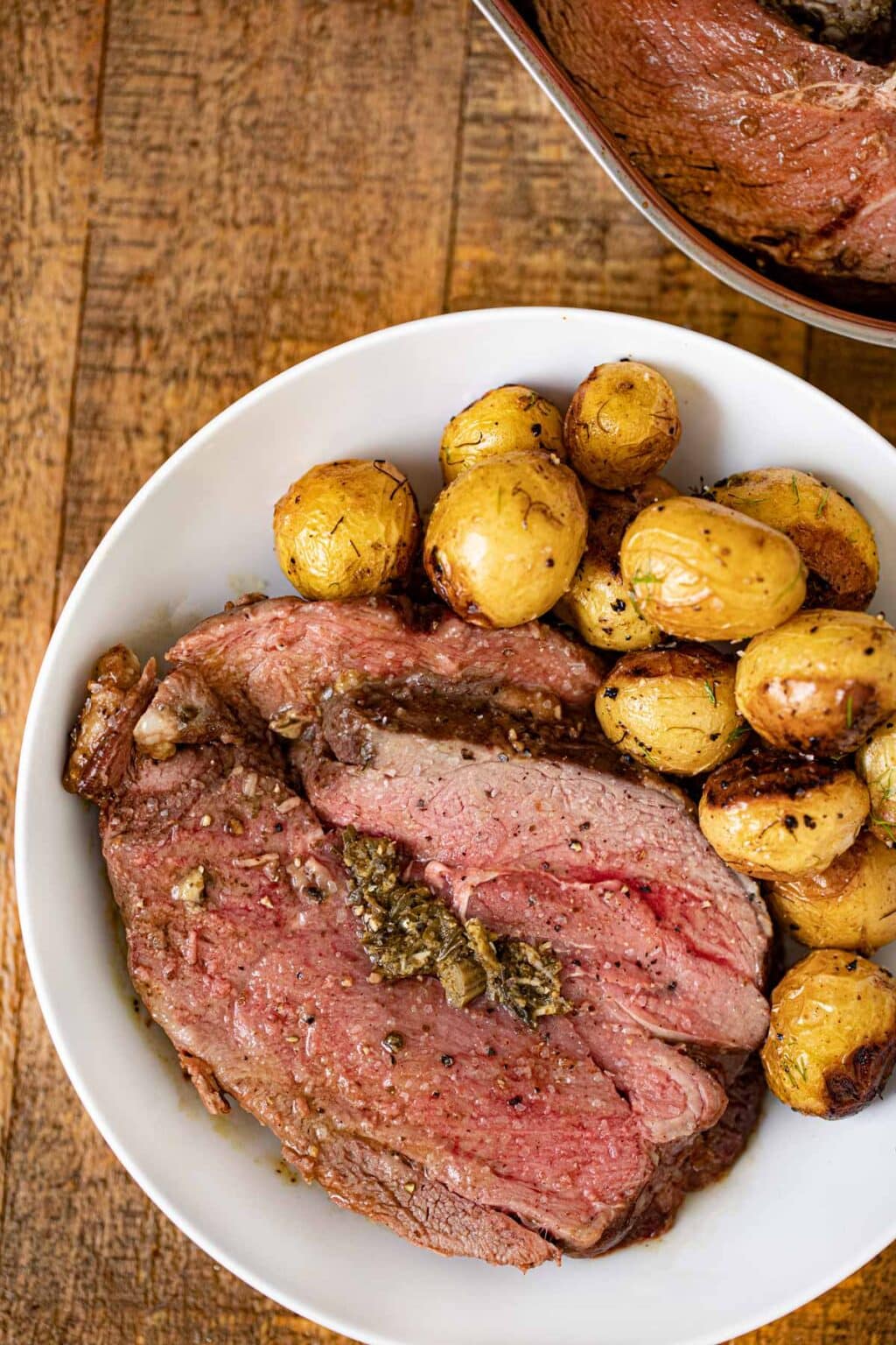 Easy Stuffed Leg of Lamb Recipe - Dinner, then Dessert