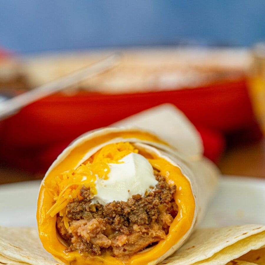 Taco Bell Beefy Fritos Burrito Recipe- Dinner, then Dessert