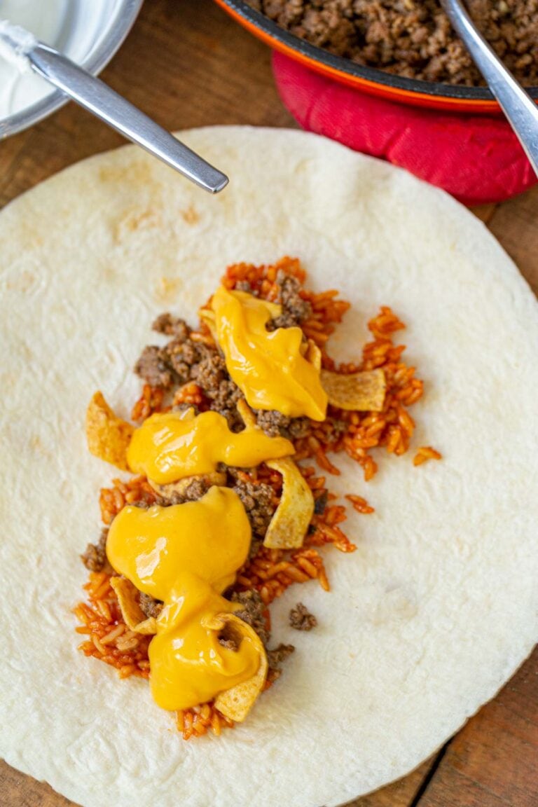 Taco Bell Beefy Fritos Burrito Recipe- Dinner, then Dessert