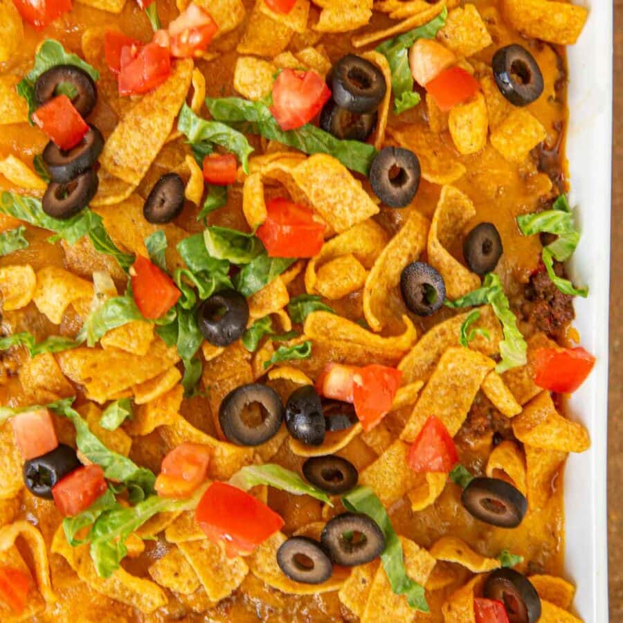 Frito Pie Recipe [+VIDEO] - Dinner, then Dessert