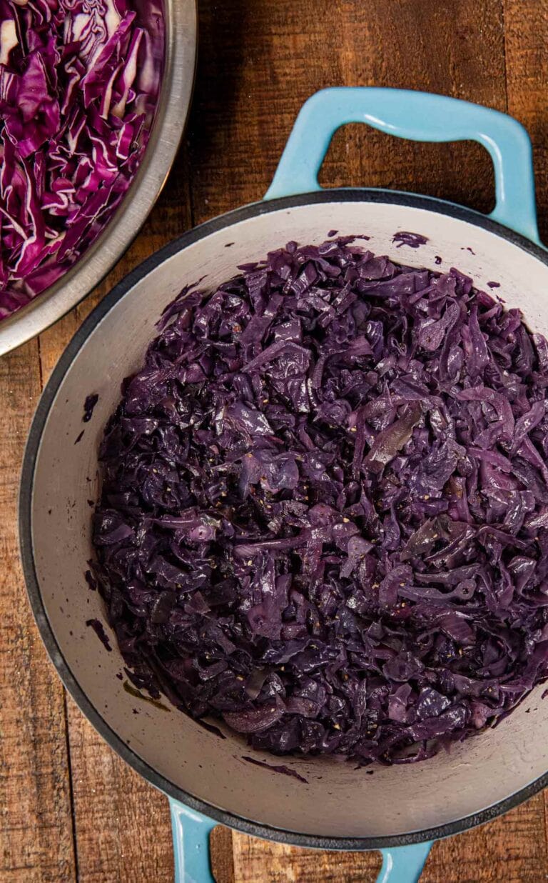 Braised Cabbage Recipe - Dinner, then Dessert