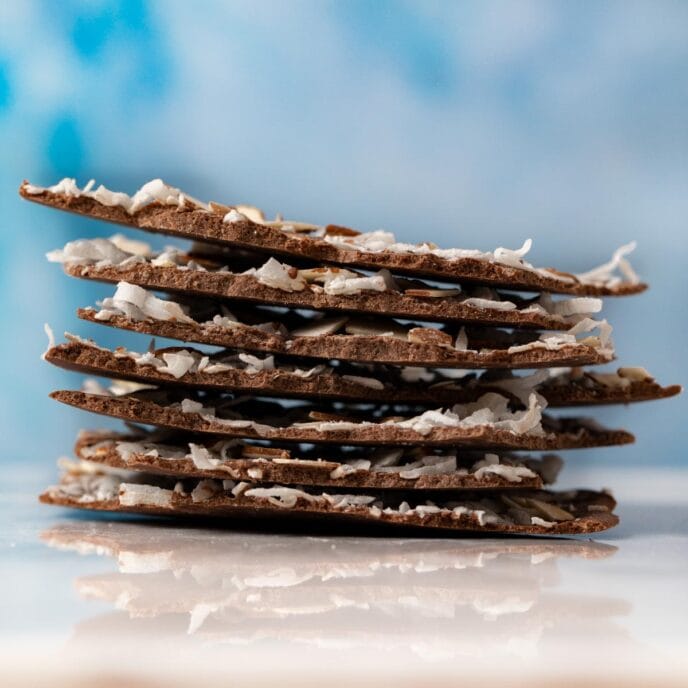 Coconut Almond Chocolate Bark - Dinner, then Dessert