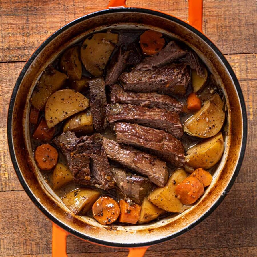 Slow Cooker Rump Roast Recipe - Dinner, then Dessert