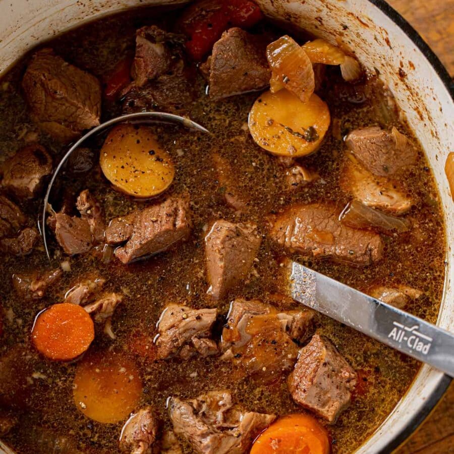 Ultimate Slow Cooker Beef Stew Recipe [VIDEO] - Dinner, then Dessert