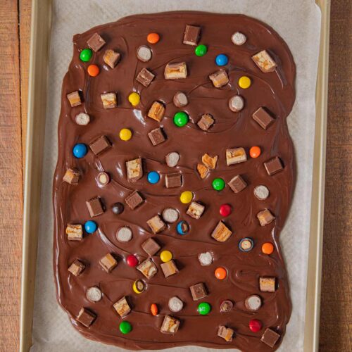 Quick and Easy Candy Bar Fudge - Dinner, then Dessert