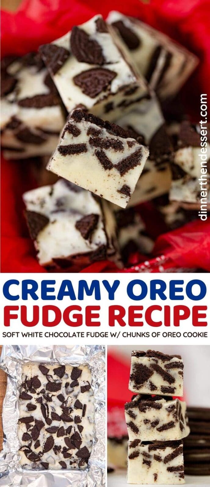 Oreo Fudge Recipe- Dinner, then Dessert