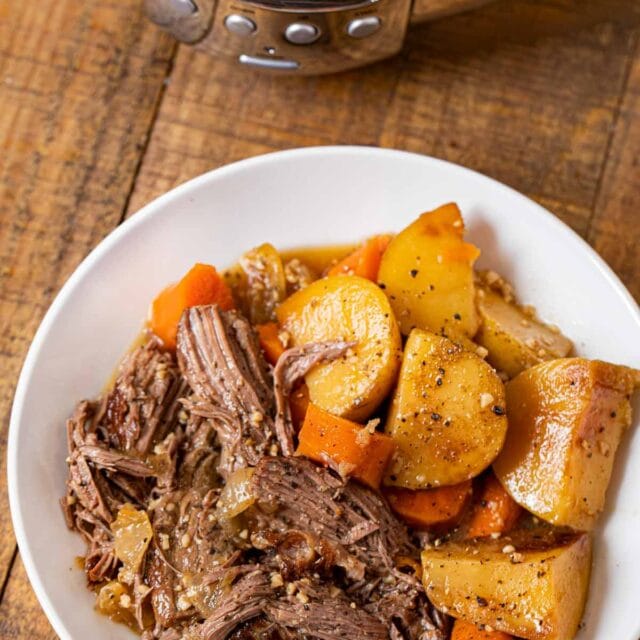 Slow Cooker Rump Roast Recipe - Dinner, then Dessert
