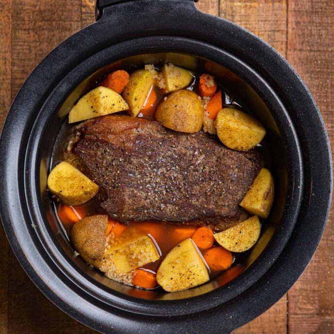 Slow Cooker Rump Roast Recipe - Dinner, then Dessert