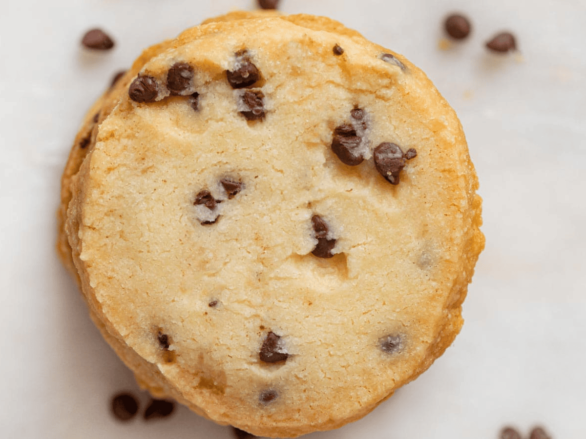 Chocolate Chip Shortbread Cookies Recipe - Dinner, then Dessert