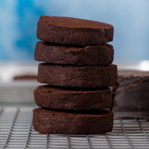 Chocolate Shortbread Cookies Recipe - Dinner, then Dessert