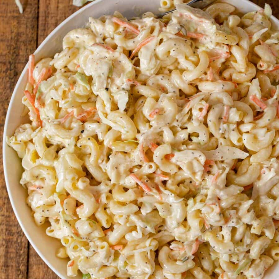 Sweet Macaroni Salad Recipe - Dinner, then Dessert