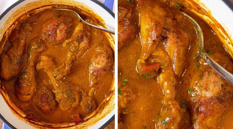 Curry Braised Chicken Legs Recipe - Dinner, then Dessert