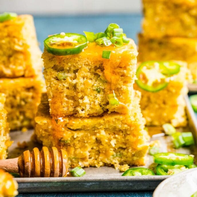 Honey Cornbread Recipe - Dinner, then Dessert