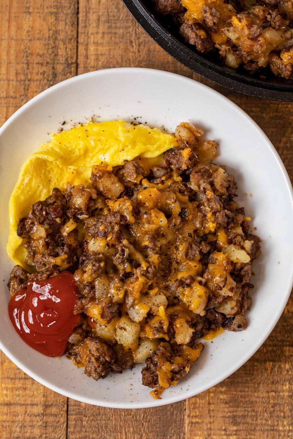 Cheesy Hamburger Hash Recipe - Dinner, then Dessert