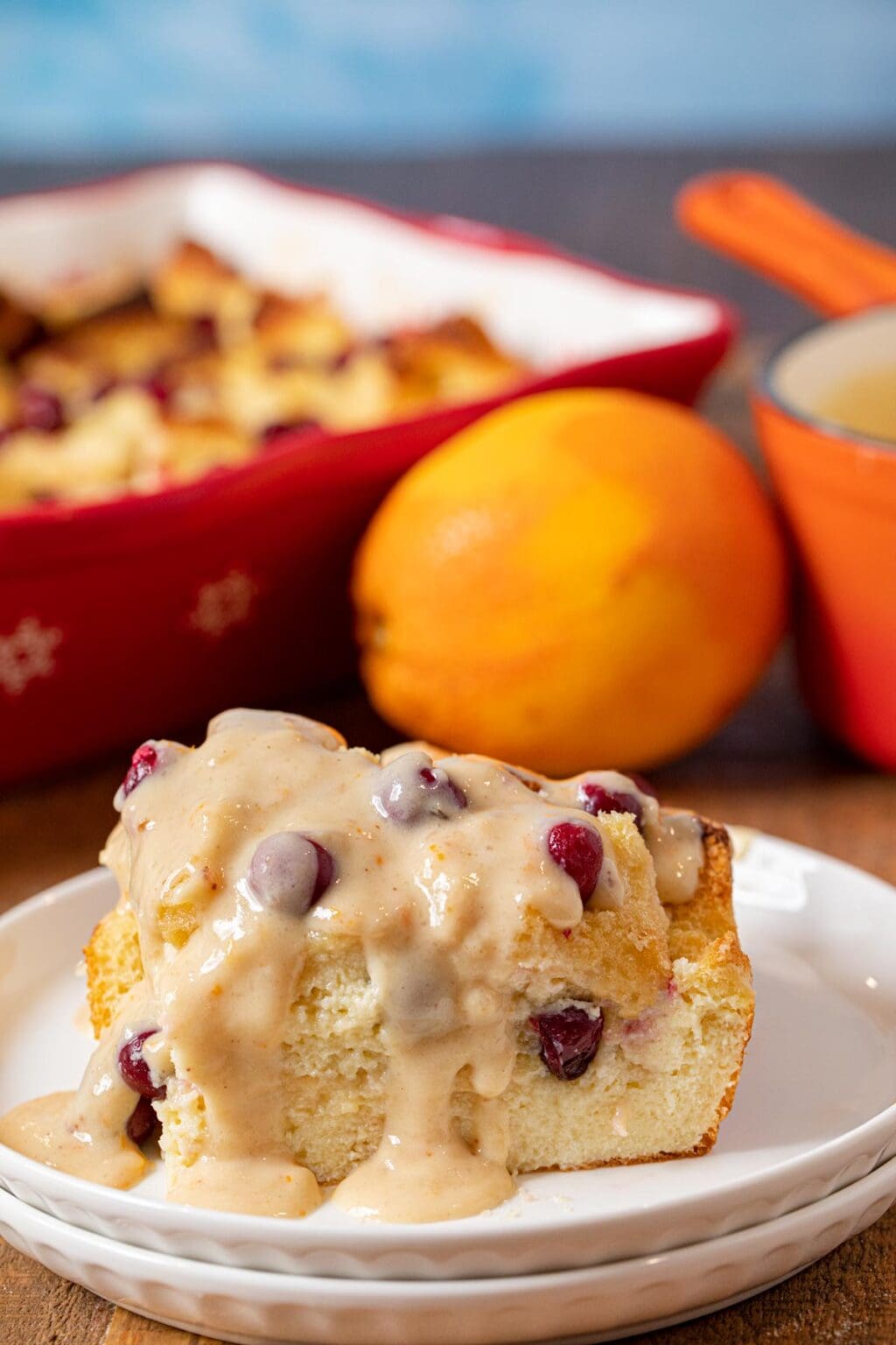 Cranberry Bread Pudding Recipe - Dinner, then Dessert