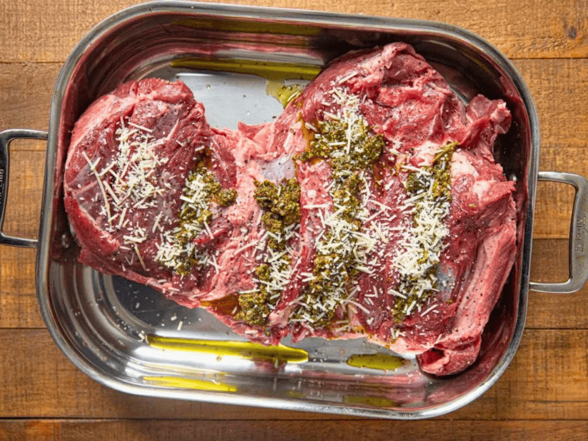Easy Stuffed Leg of Lamb Recipe - Dinner, then Dessert