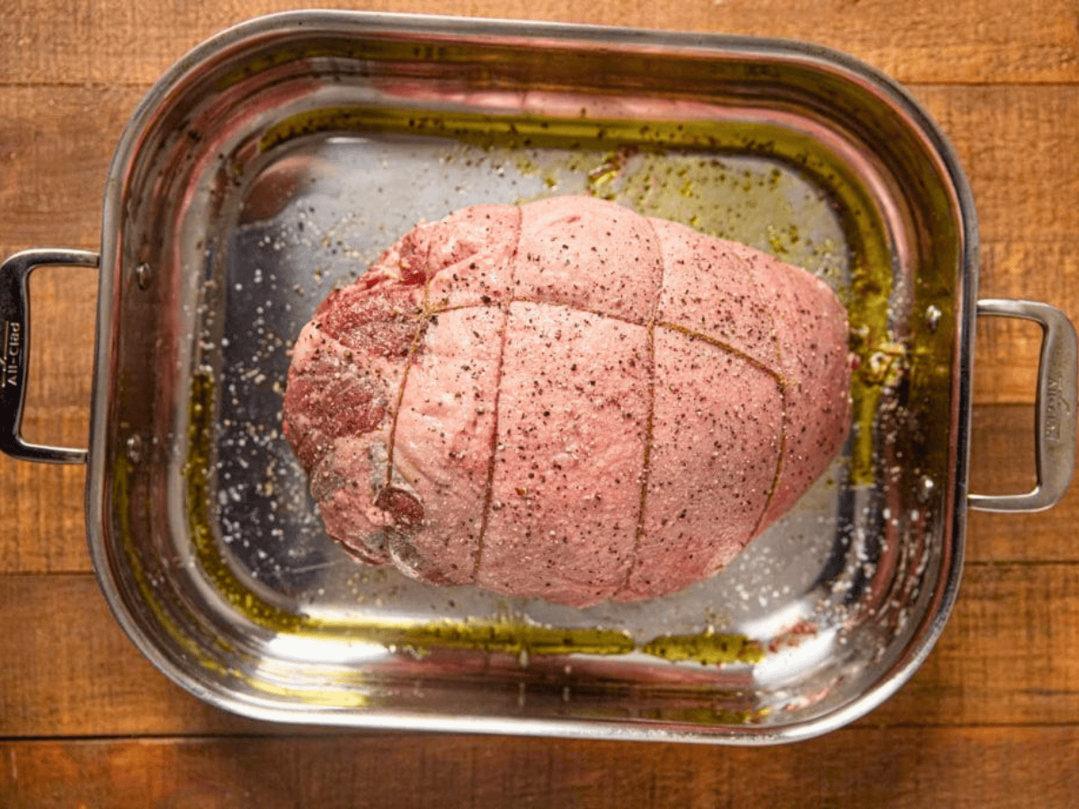 Easy Stuffed Leg of Lamb Recipe - Dinner, then Dessert
