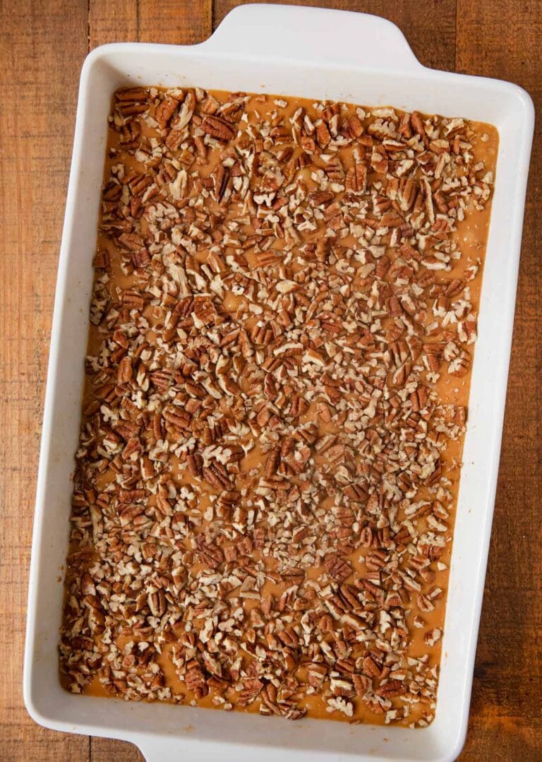 Turtle Bars Recipe - Dinner, then Dessert