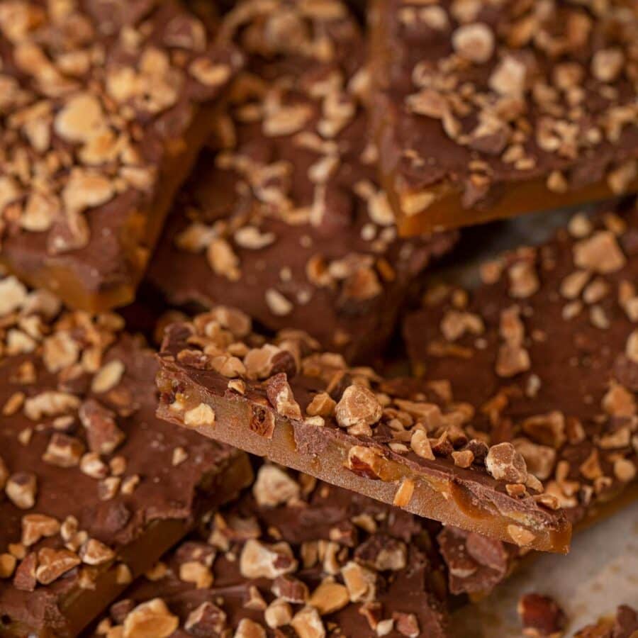 Easy Toffee Bits Recipe - Dinner, then Dessert