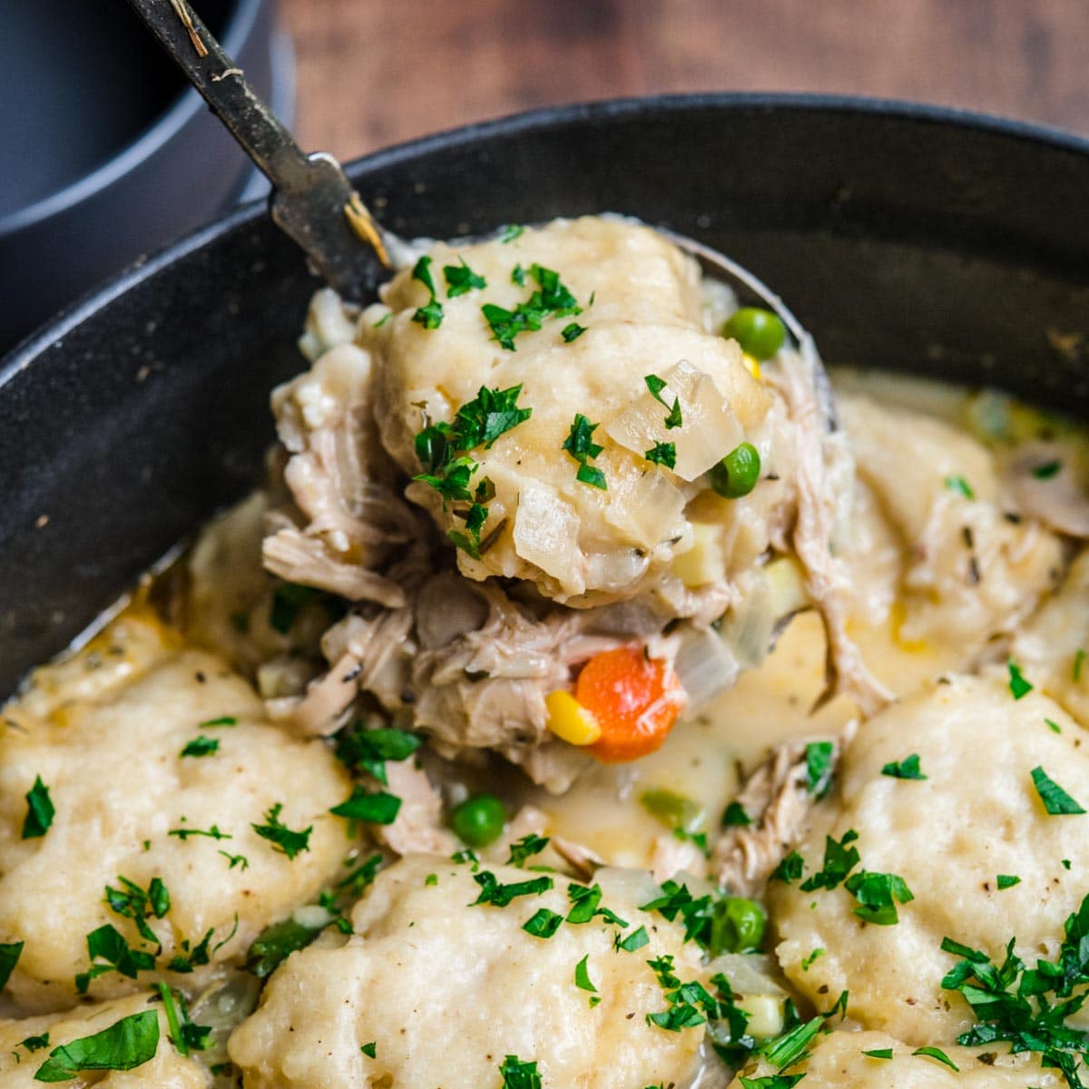 Chicken and Dumplings Recipe - Dinner, then Dessert